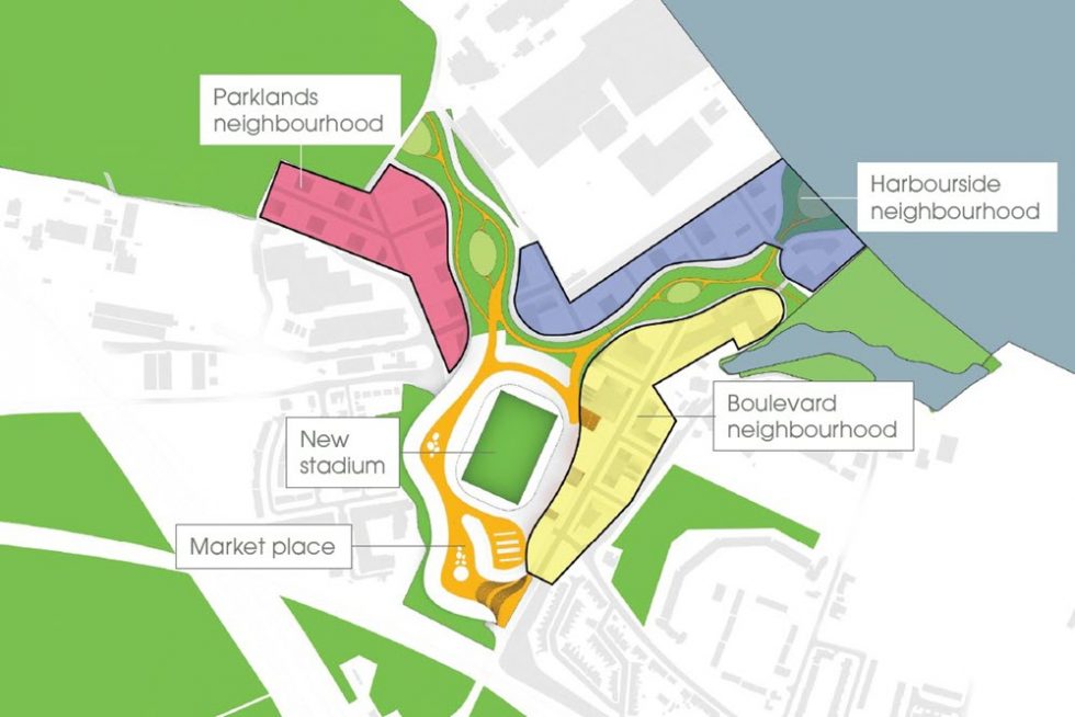 Northfleet Harbourside new neighbourhood surrounds Ebbsfleet United FC